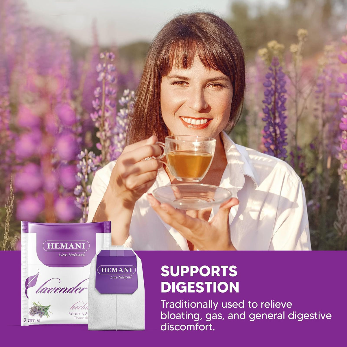 soothing herbal lavender tea experience