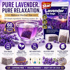 soothing herbal lavender tea