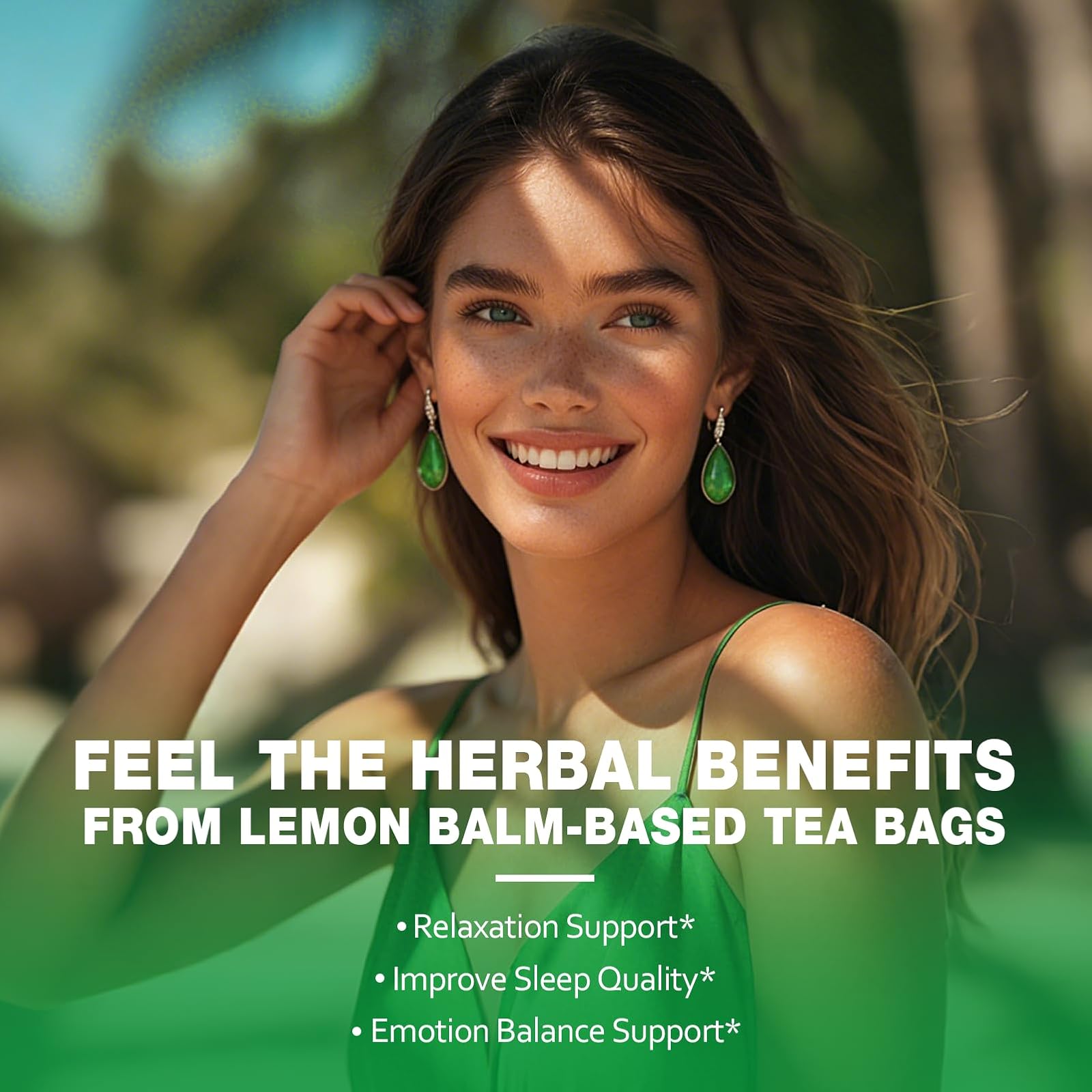 soothing herbal lemon balm tea