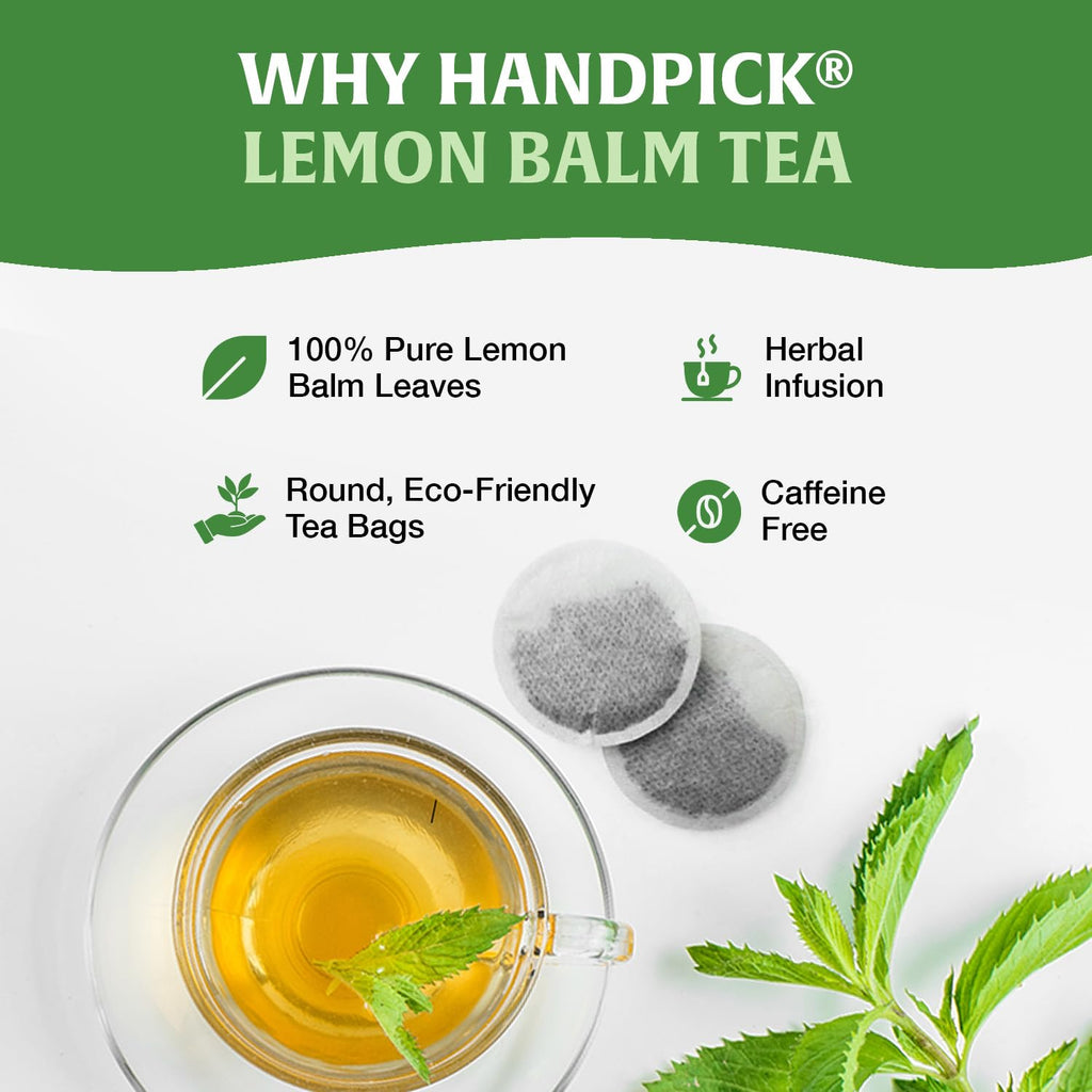 soothing herbal lemon balm tea