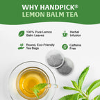 soothing herbal lemon balm tea