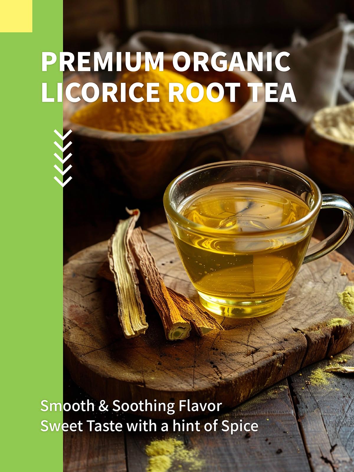 soothing herbal licorice root tea