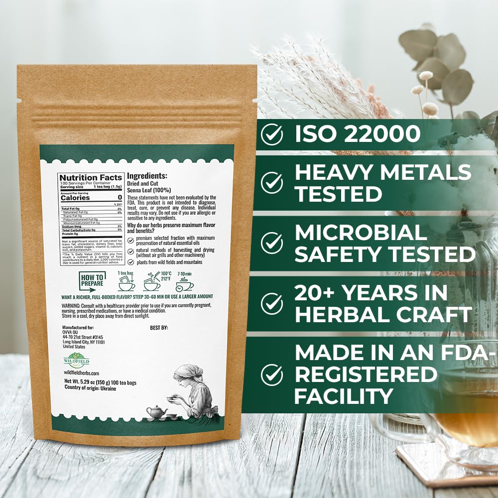 soothing herbal senna infusion