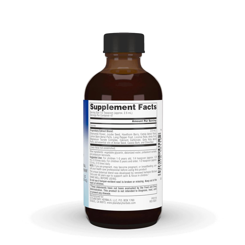 soothing herbal syrup for bedtime