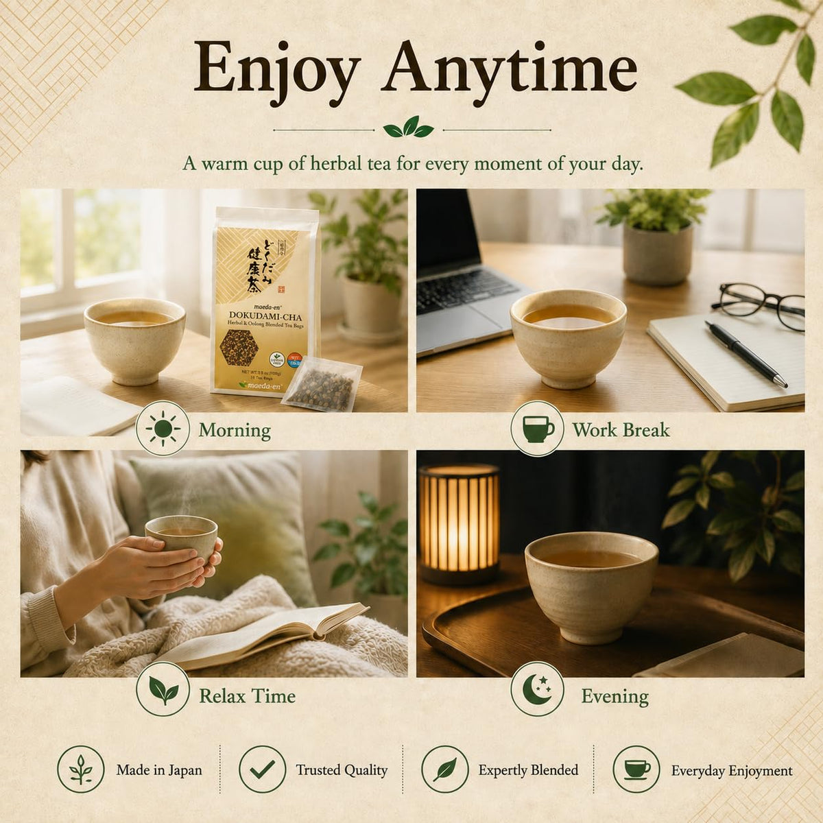 soothing herbal tea bags