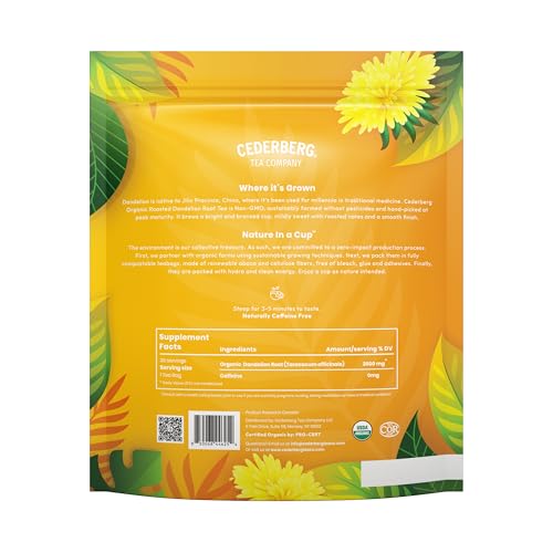 soothing herbal tea blend with dandelion