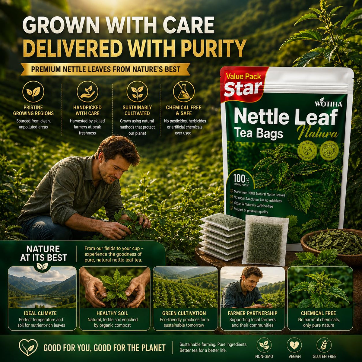 soothing herbal tea experience