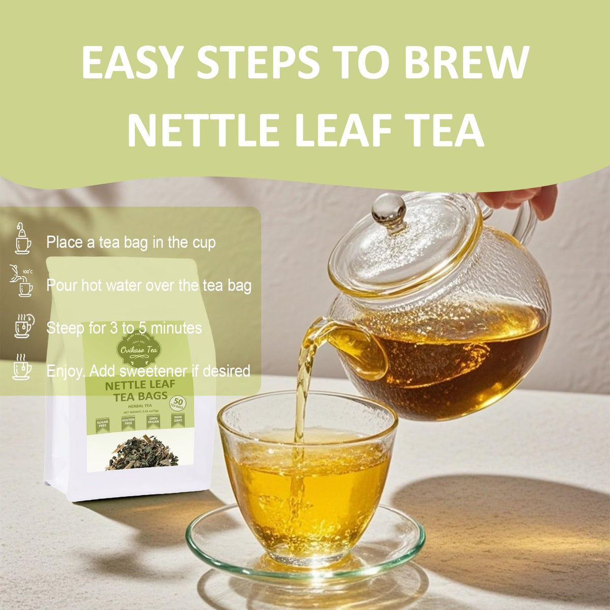 soothing herbal tea experience