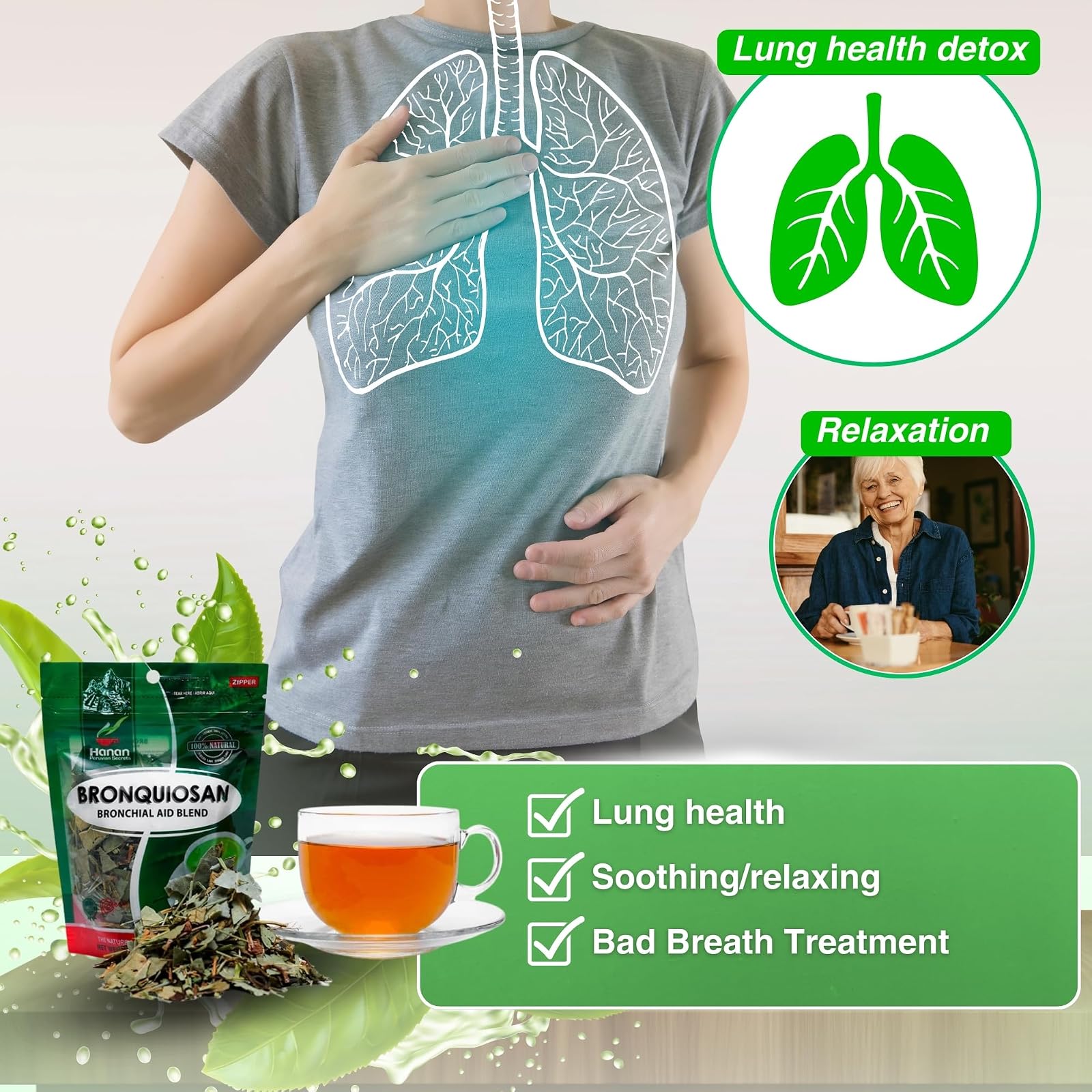 soothing herbal tea for breathing
