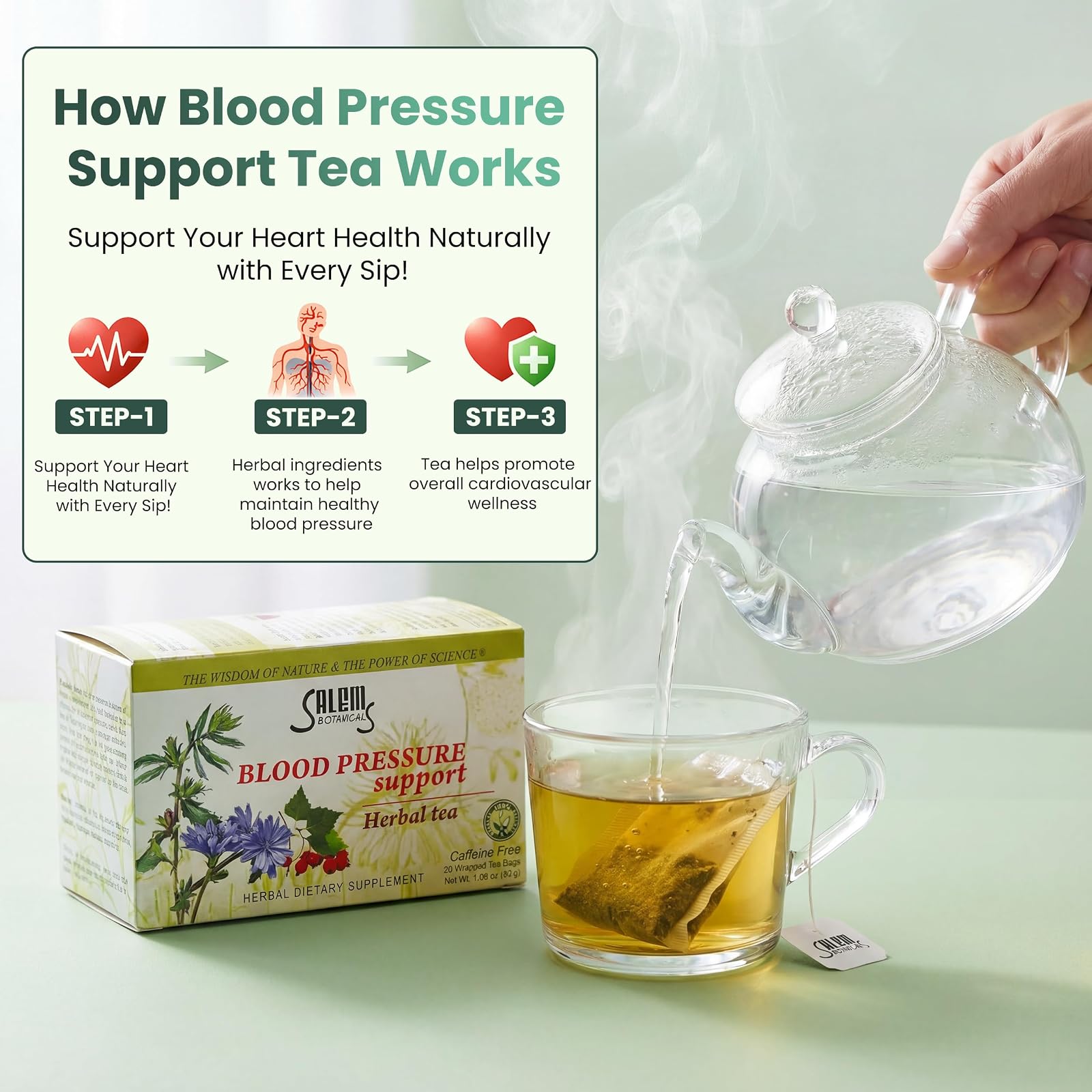 soothing herbal tea for heart health