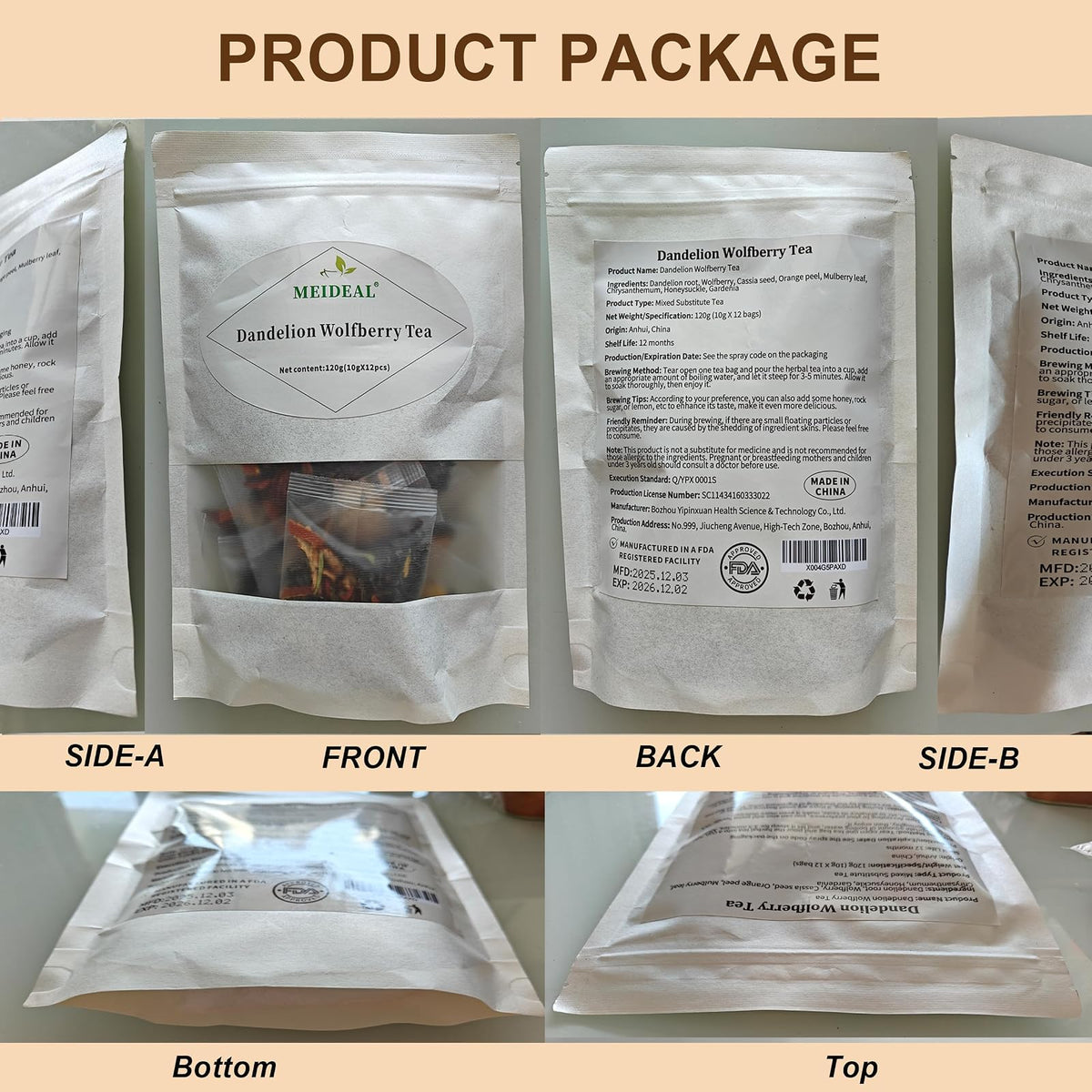Soothing herbal tea for relaxation