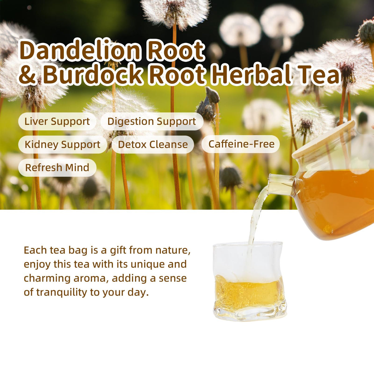 Soothing herbal tea for relaxation