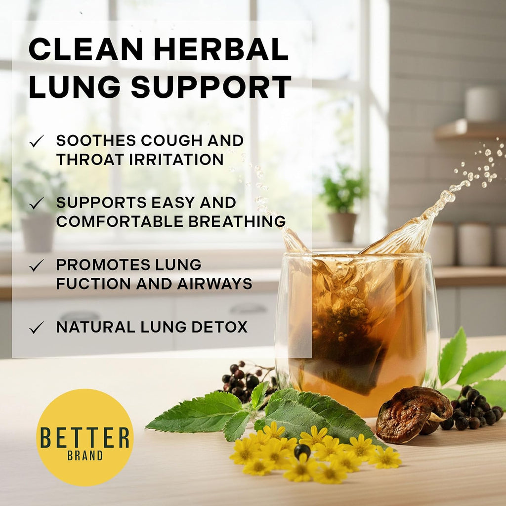 soothing herbal tea for respiratory wellness