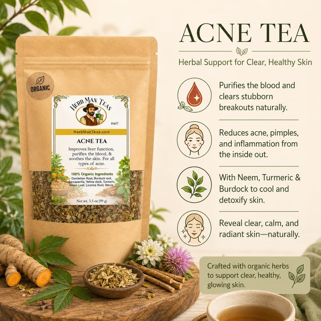 soothing herbal tea for skin