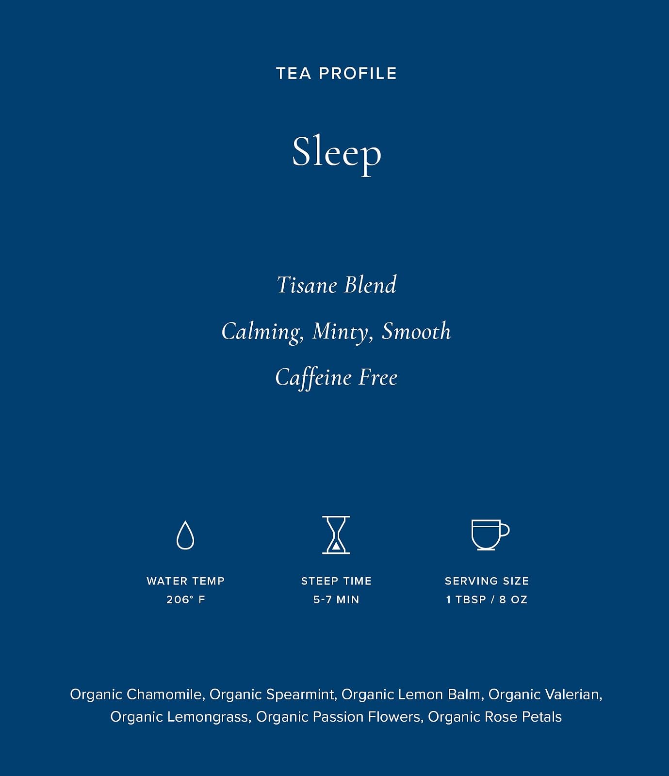 soothing herbal tea for sleep
