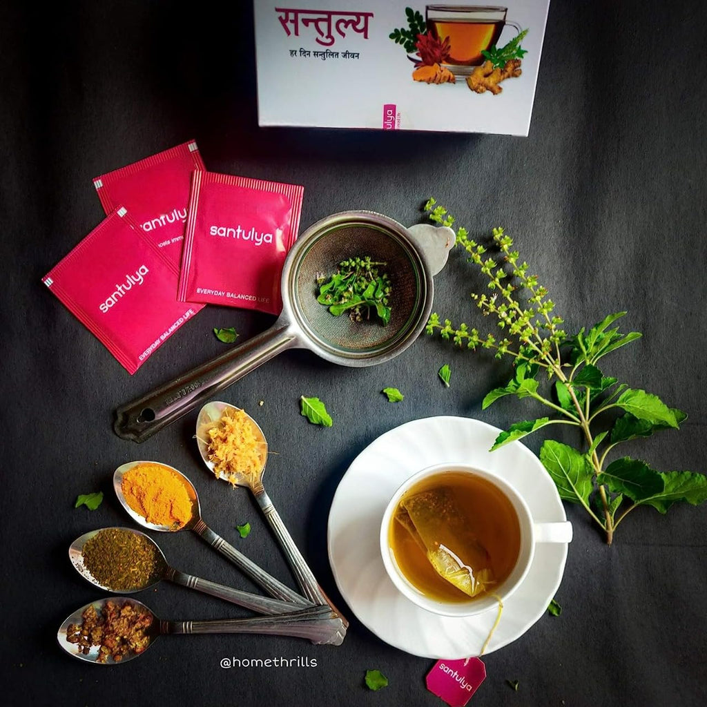 Soothing herbal tea for stress relief