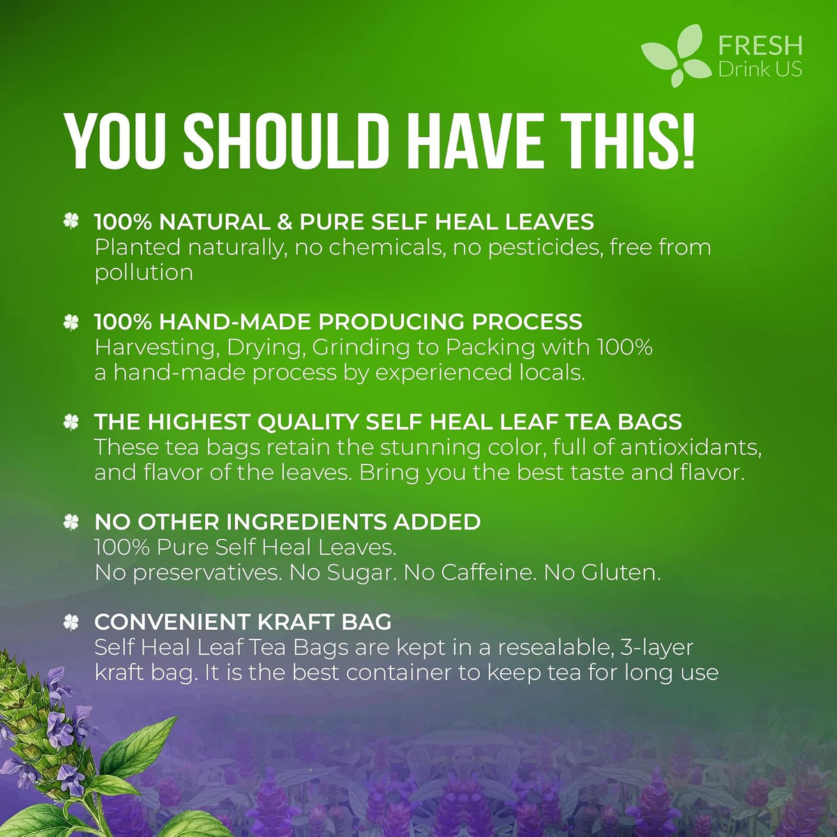 Soothing herbal tea for wellness