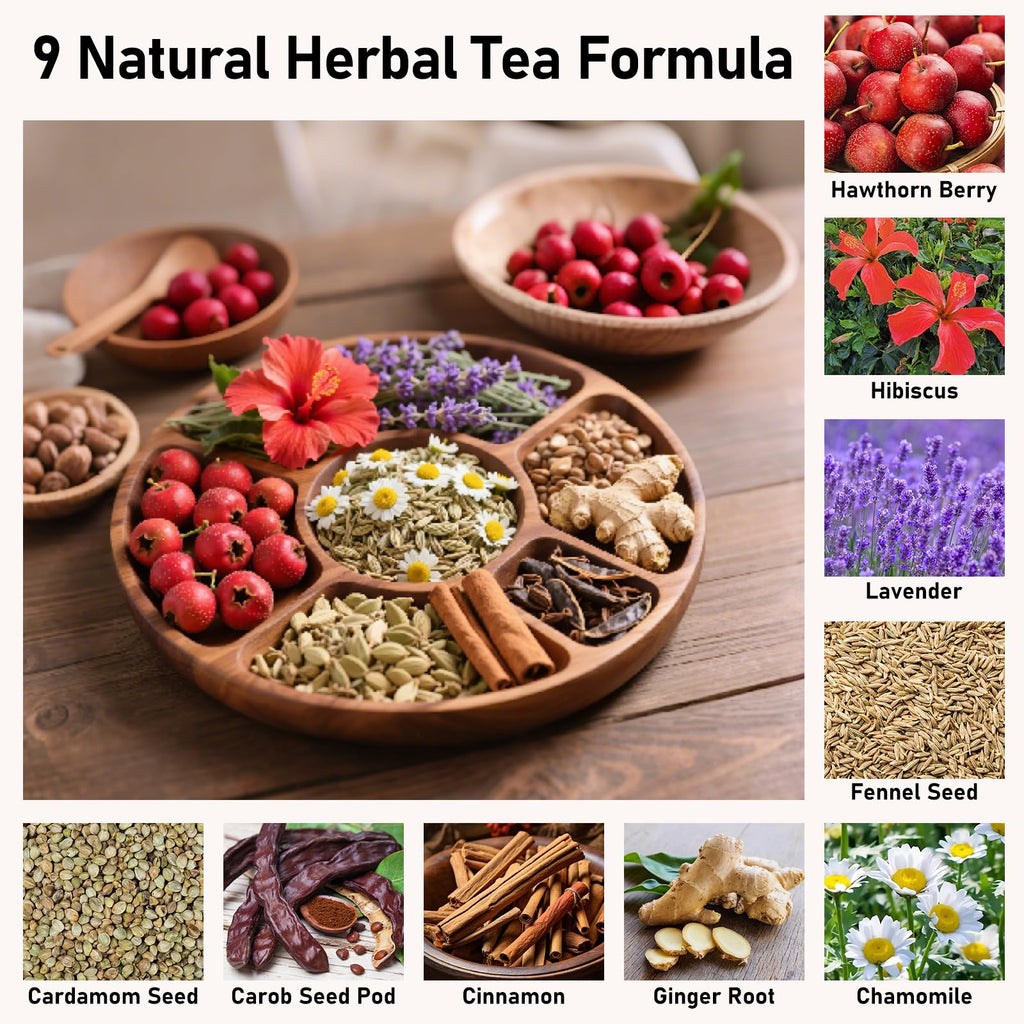 soothing herbal tea with 30 teabags