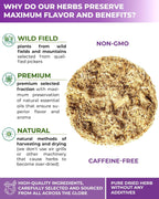 soothing herbal tea with chamomile