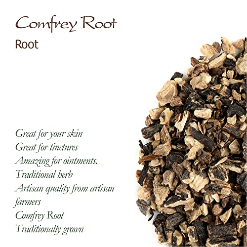 soothing herbal tea with comfrey root