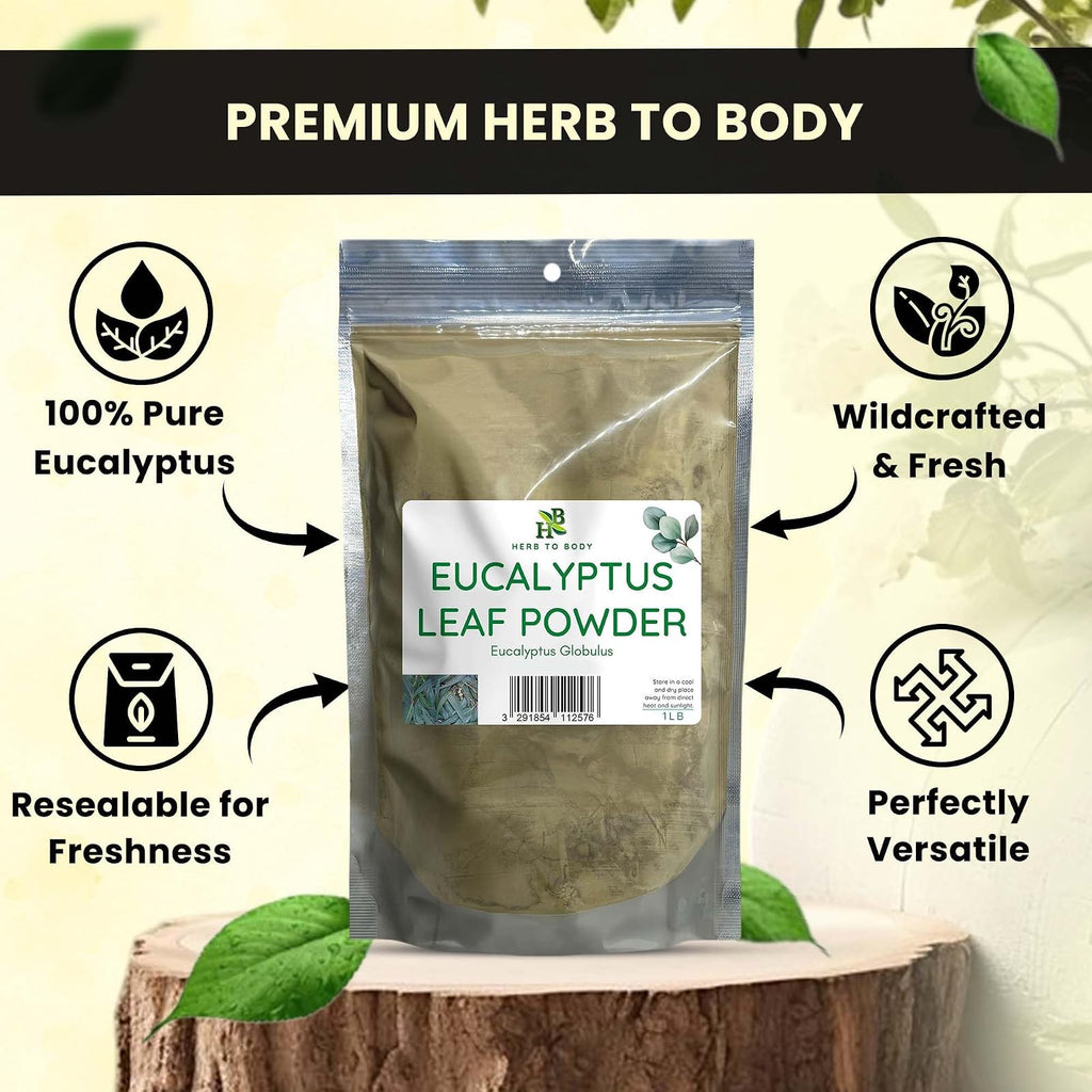 soothing herbal tea with eucalyptus