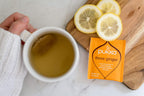 soothing herbal tea with ginger