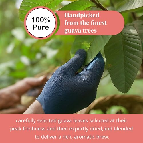 soothing herbal tea with guava