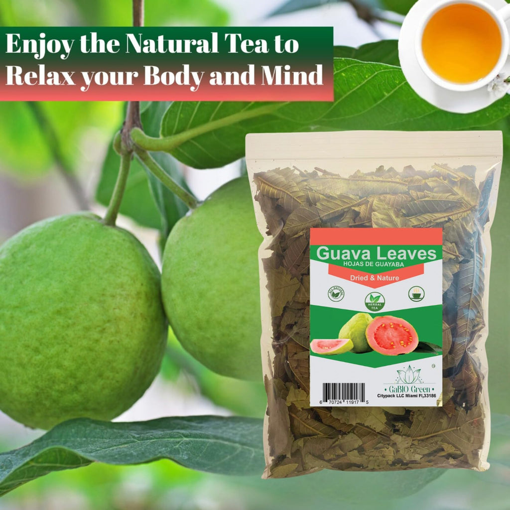 soothing herbal tea with guava