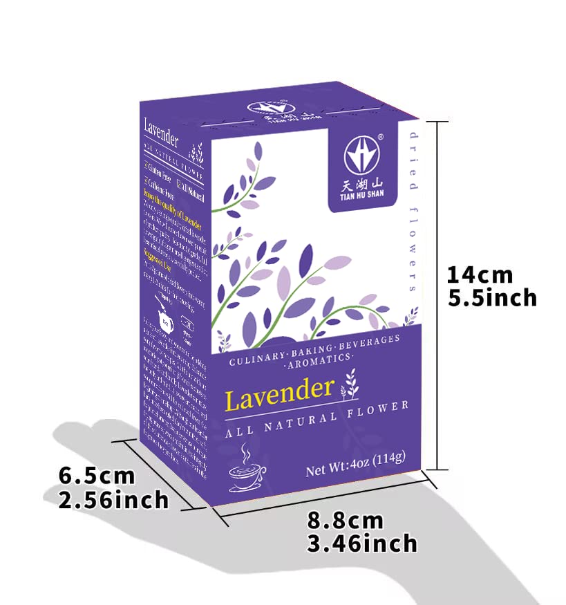 soothing herbal tea with lavender buds