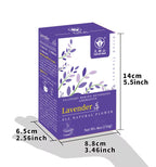 soothing herbal tea with lavender buds