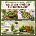soothing herbal tea with nettle
