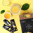 soothing herbal tea with yuza flavour