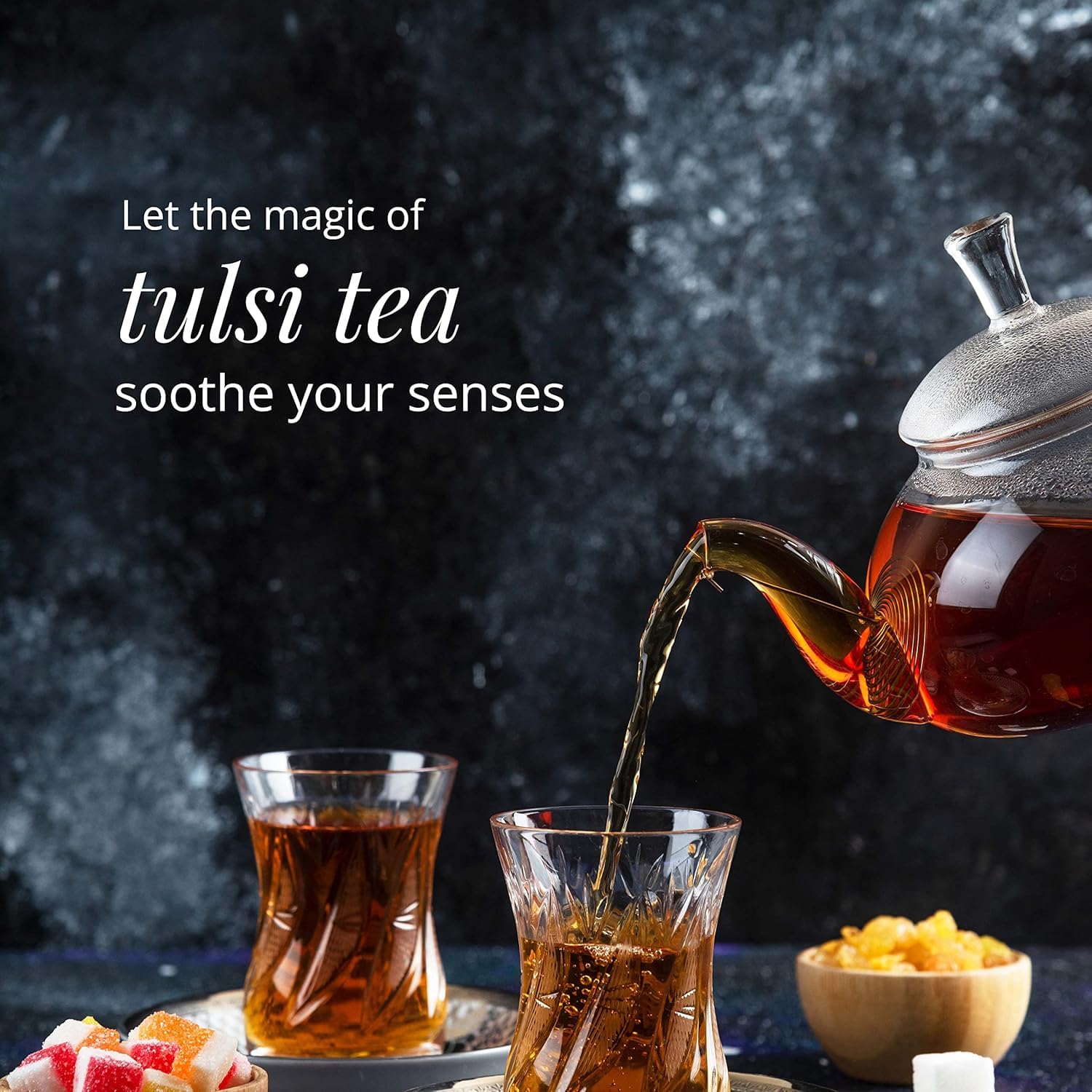 soothing Holy Basil tea blend