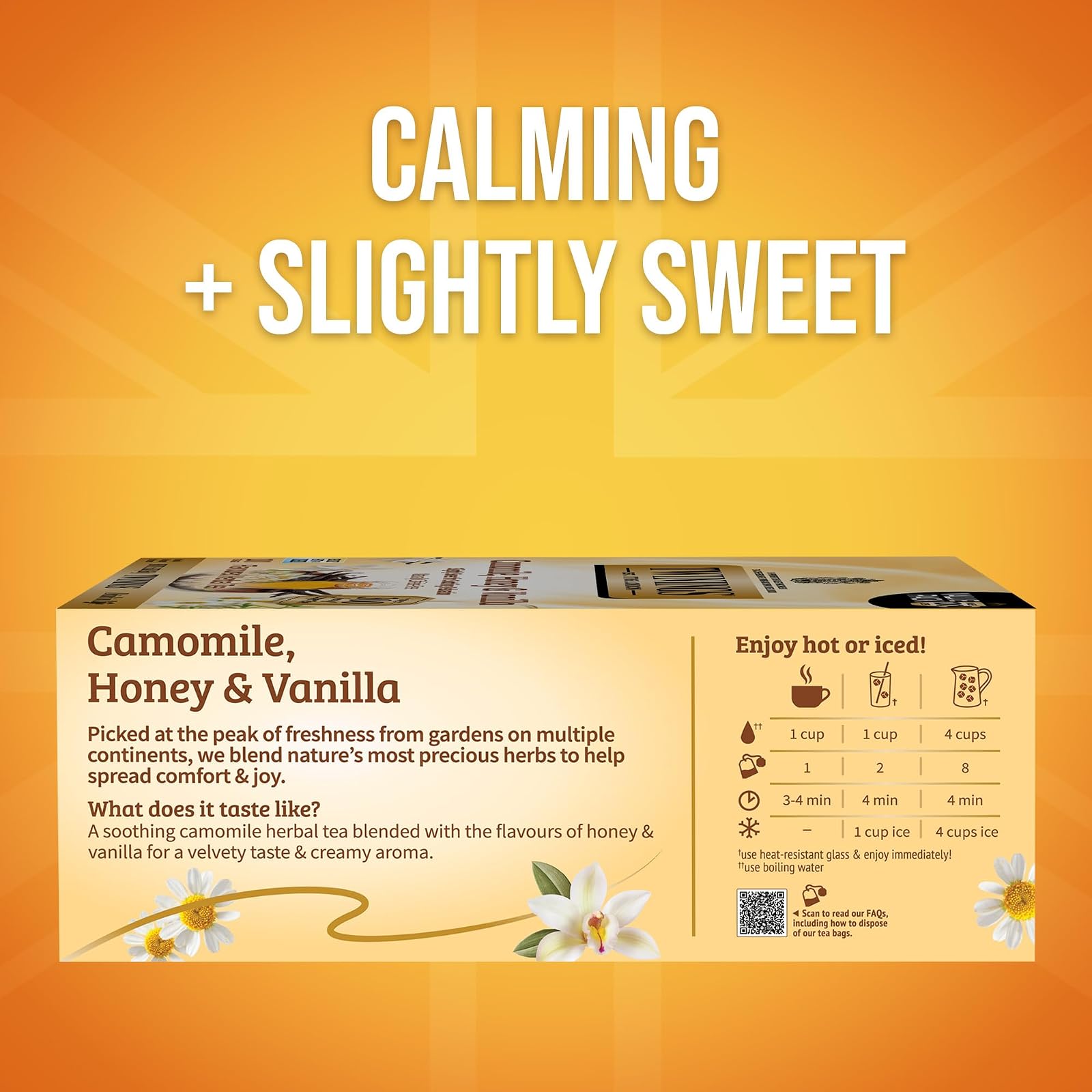 soothing honey and vanilla tea