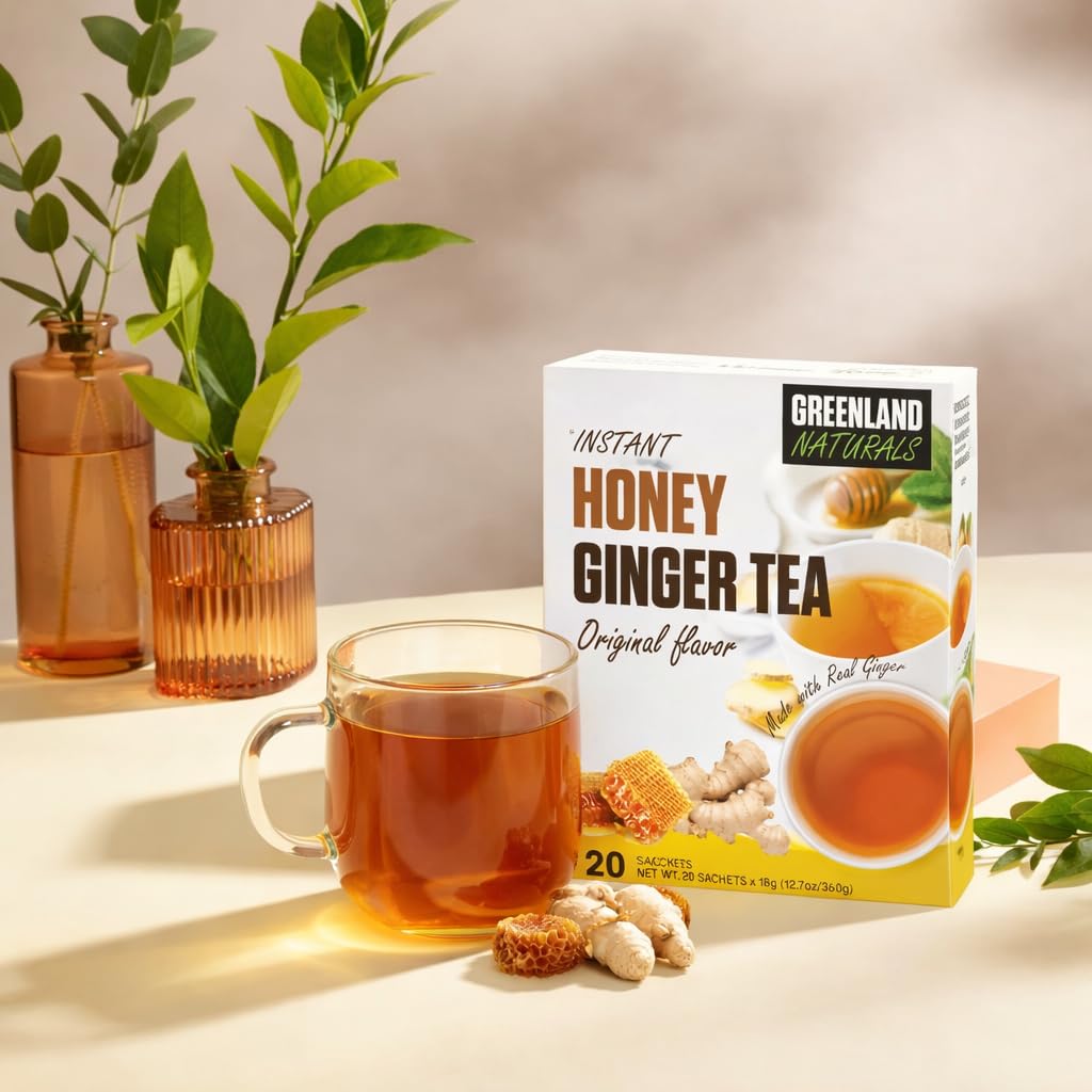 Soothing honey ginger tea blend