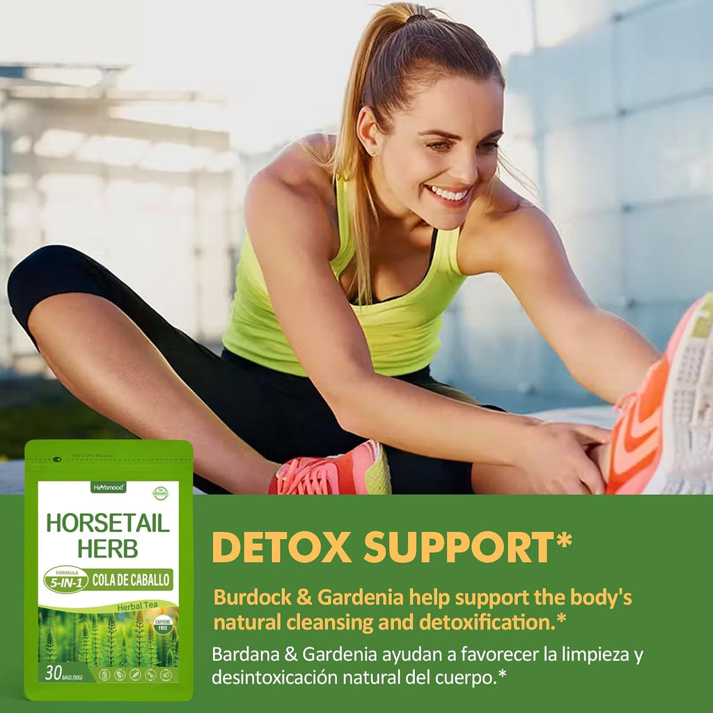 soothing horsetail tea for digestion