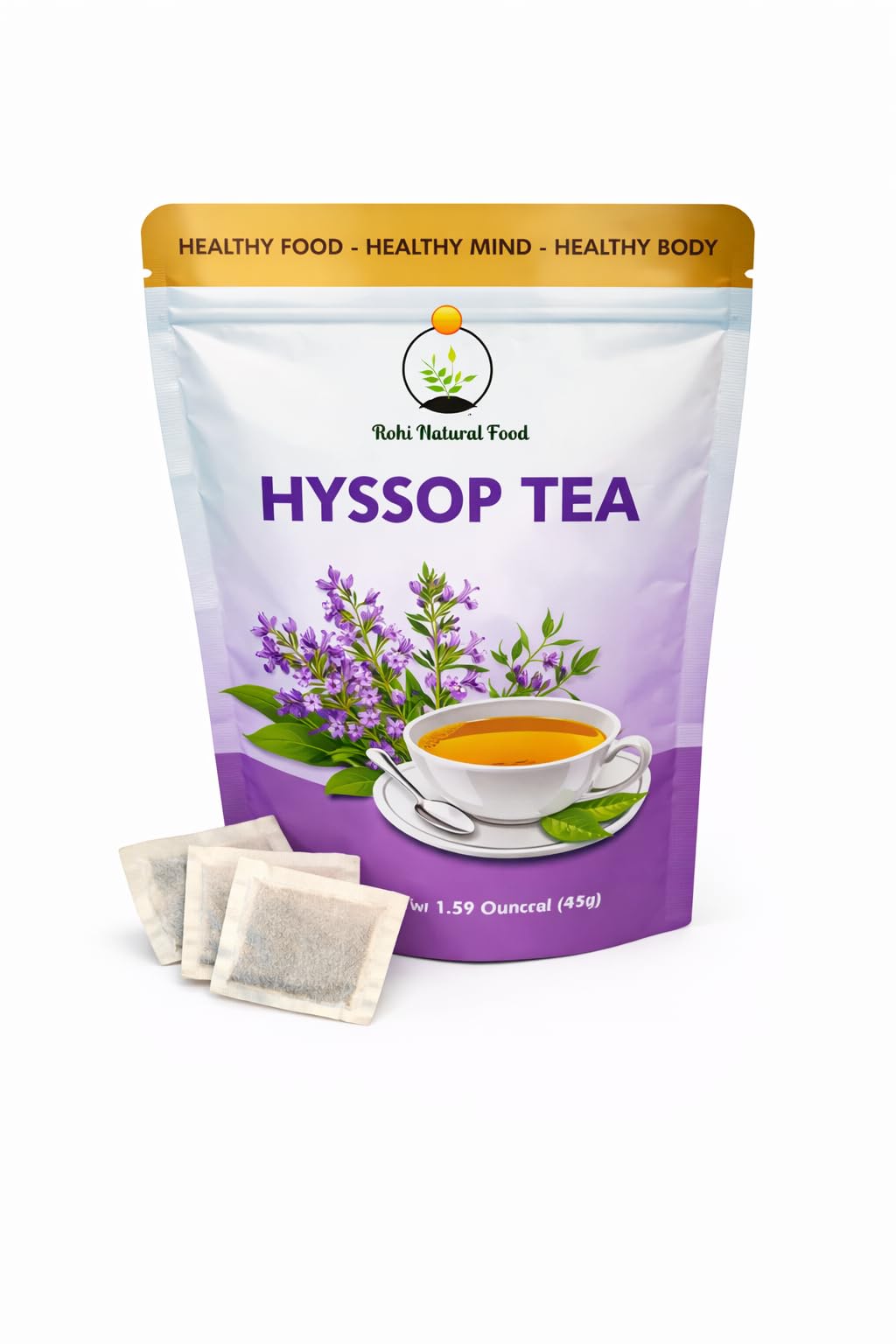 soothing hyssop tea infusion