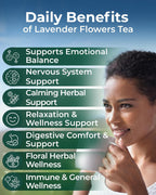 soothing lavender buds tea