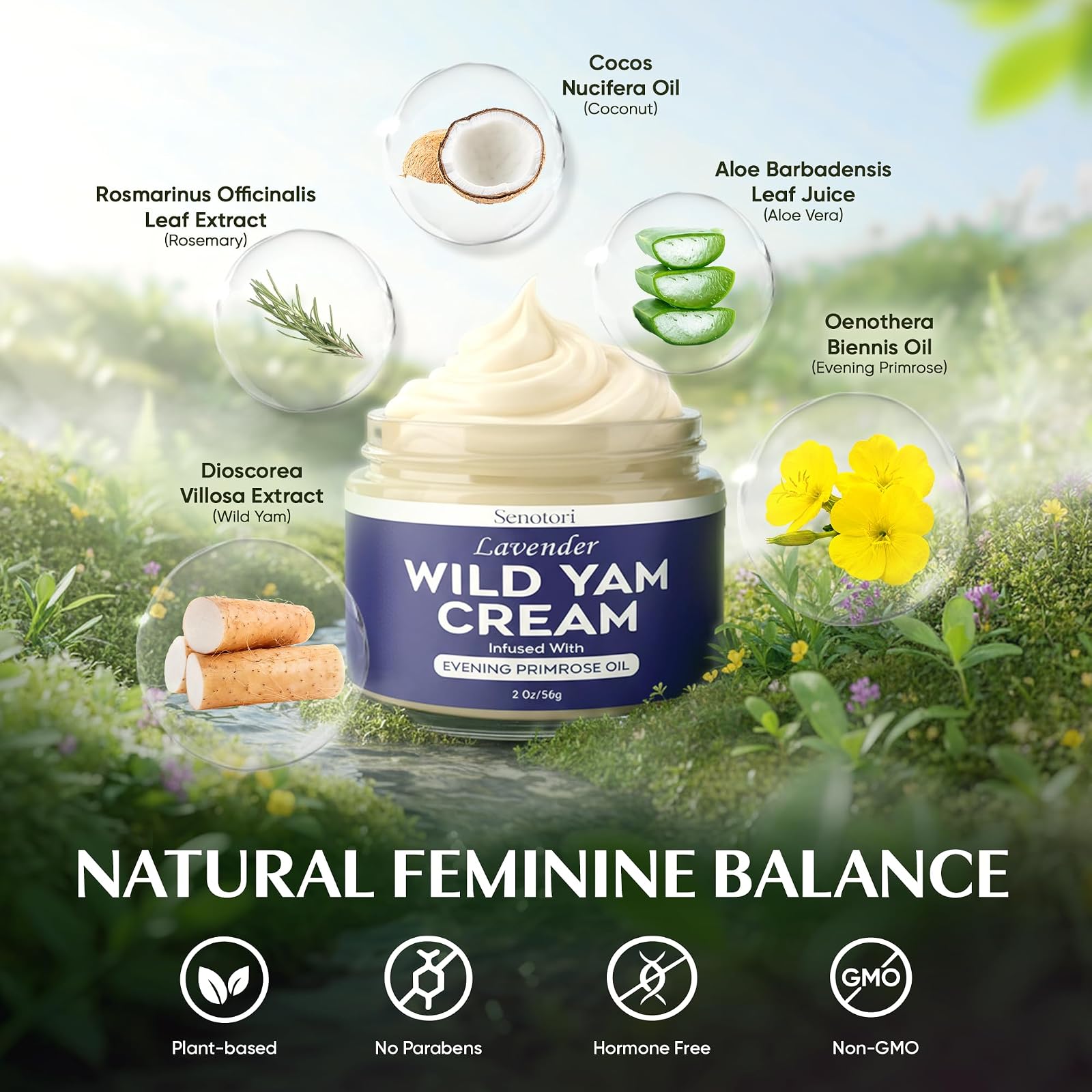 soothing lavender cream for hot flashes