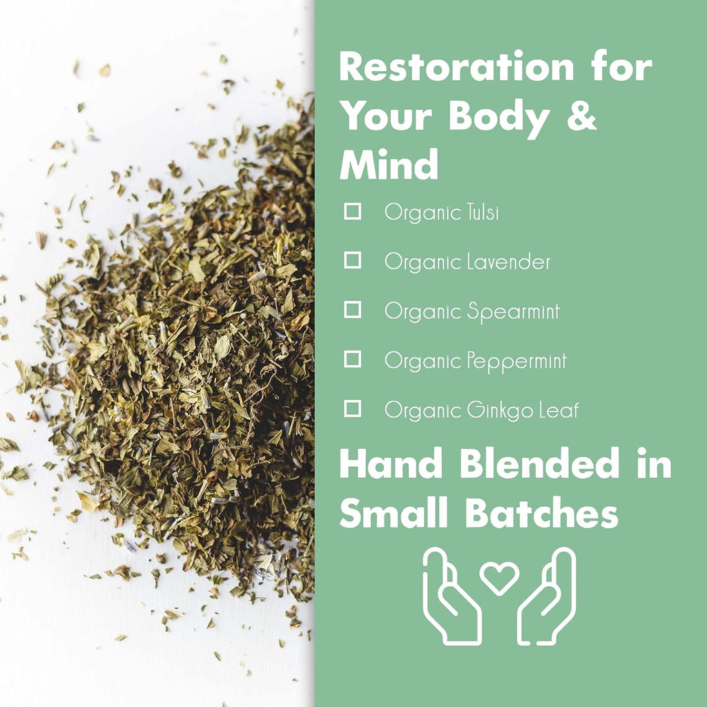 soothing lavender mint herbal infusion