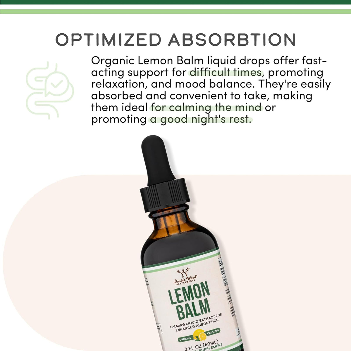 soothing lemon balm drops for sleep