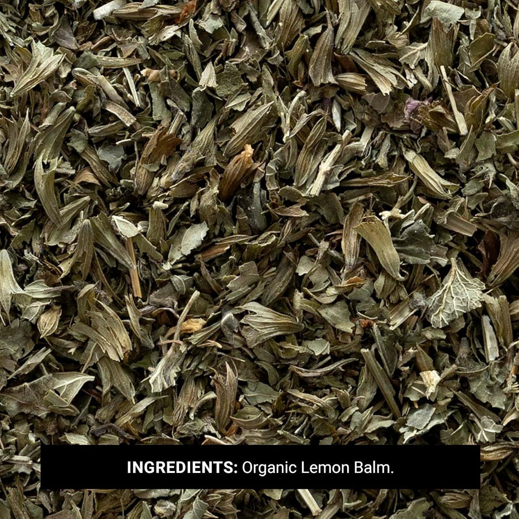 soothing lemon balm herbal infusion