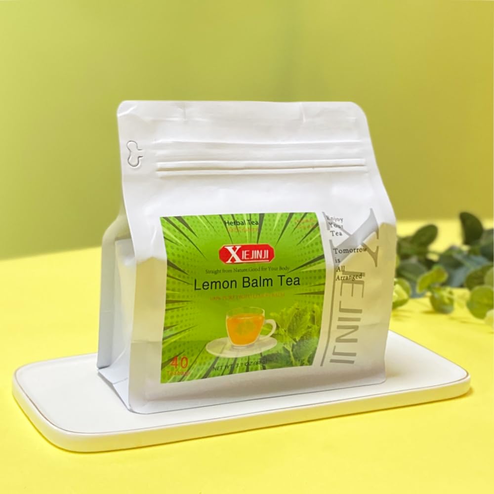soothing lemon balm herbal tea