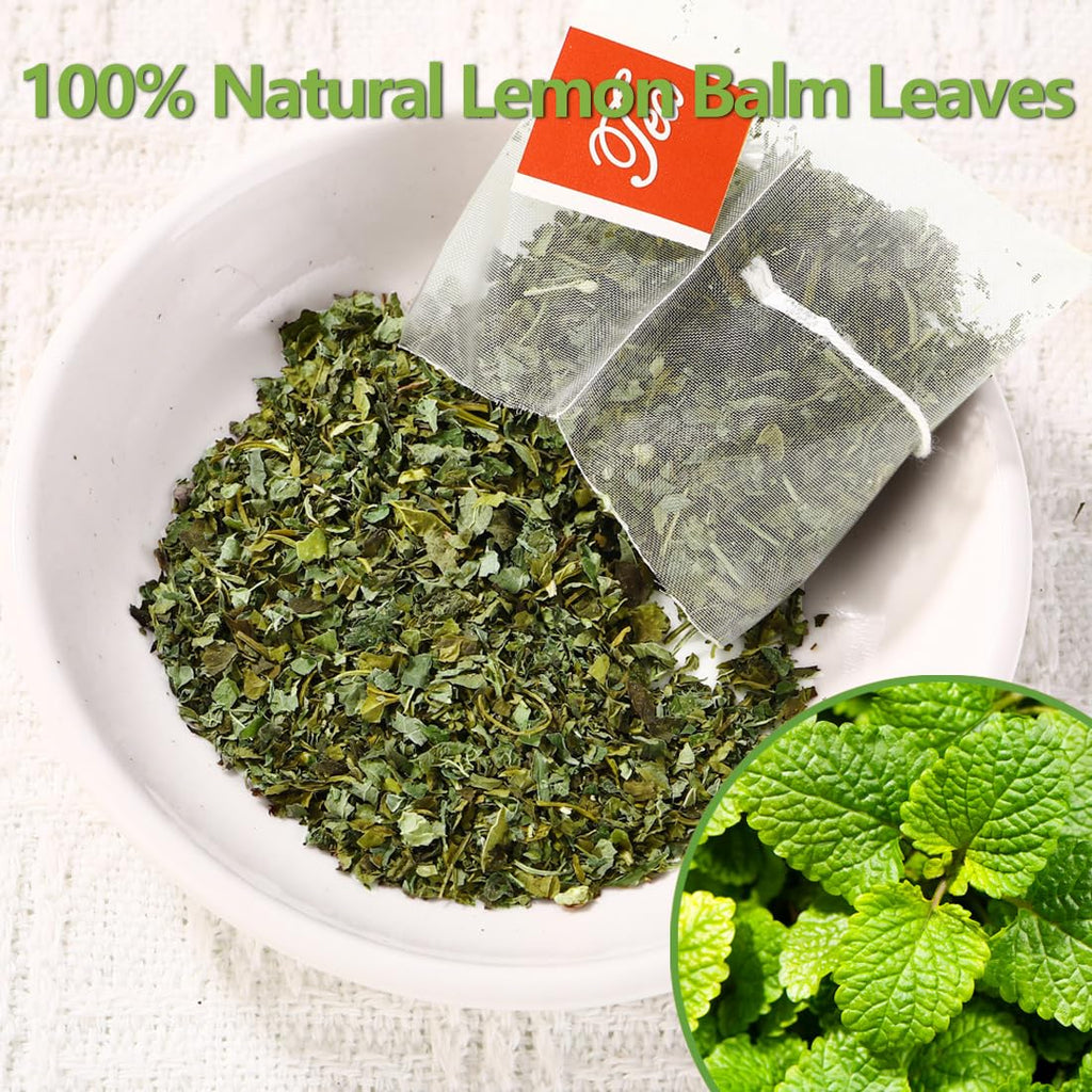 soothing lemon balm leaf tea for relaxation