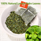 soothing lemon balm leaf tea for relaxation
