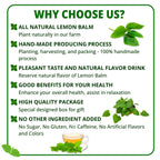 soothing lemon balm tea bags