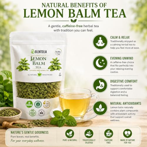 soothing lemon balm tea blend