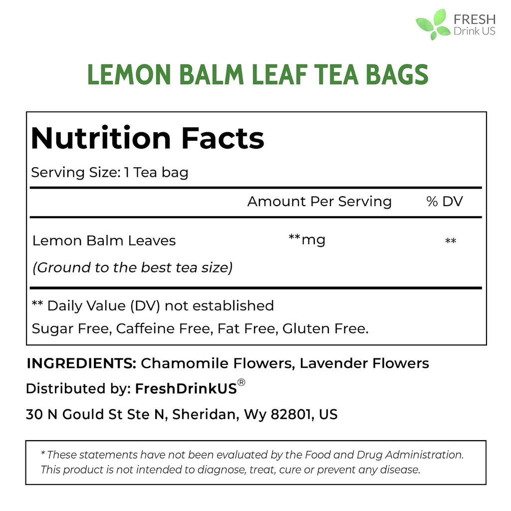 soothing lemon balm tea for relaxation