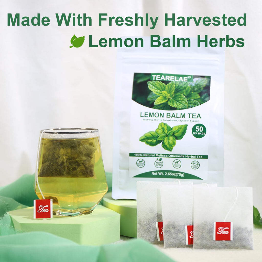 soothing lemon balm tea for relaxation