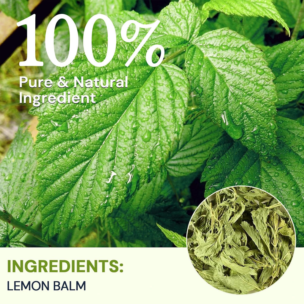 soothing lemon balm tea for stress relief
